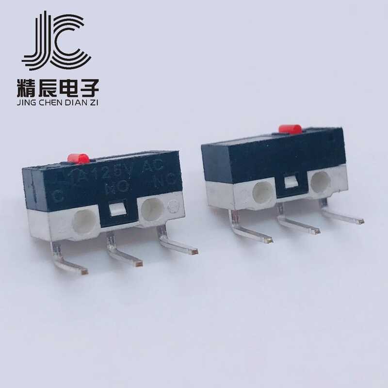 Bent foot handleless micro switch three pin button 1A125V travel switch ...