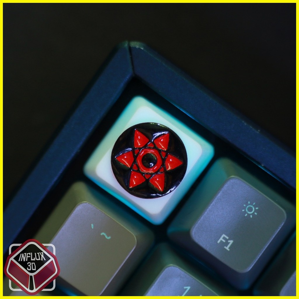 ⚽︎ ♆ Naruto Sharingan Sasuke Mangekyo Keycap Mechanical Keyboard ...