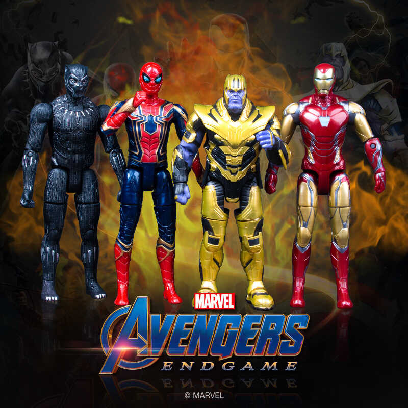Mga Avengers: Endgame Transformers: Iron Spider Man, Thanos, Black ...