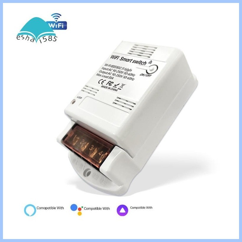 WiFi Smart Switch 30A Relay Module Smart Switch Controllers Home ...