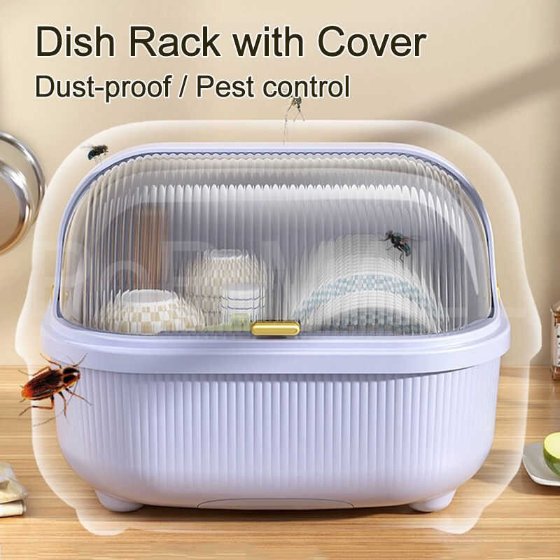 LY Dish Rack May Multi-Functional Kompartamento Na Hindi Tinatablan Sa ...