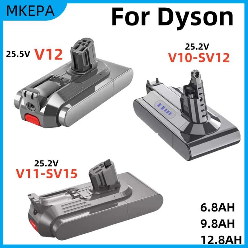3 25.2V 2 Para Sa Dyson V12 Detect Slim Cordless Extra V11 Absolute V10 ...