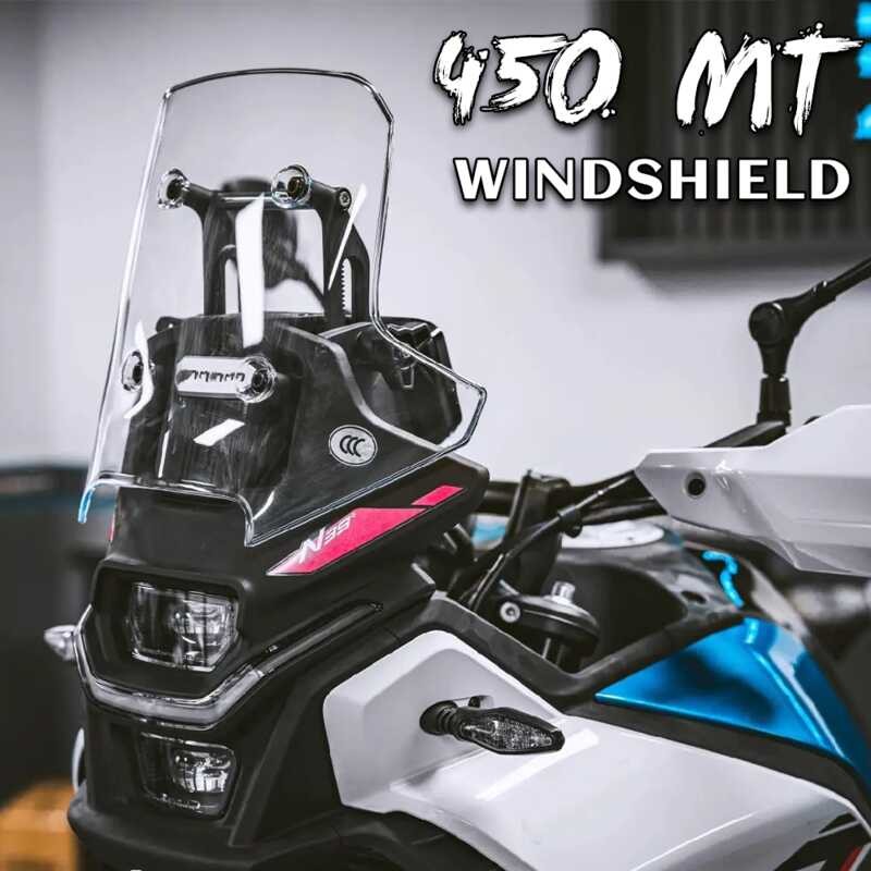 Da Motorcycle 2 Height CFMOTO Mt450 Front Windscreen Para Sa Cf-Moto ...