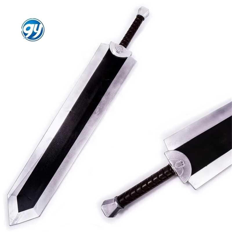 GY Berserk Cosplay Prop PU Foam Dragonslayer Guts Sword Anime Katana ...