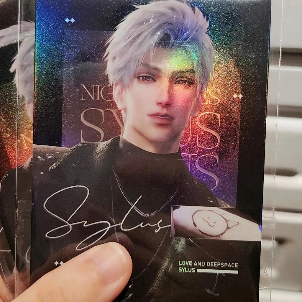 Love and deepspace postcards Sylus UV holographic small cards ...