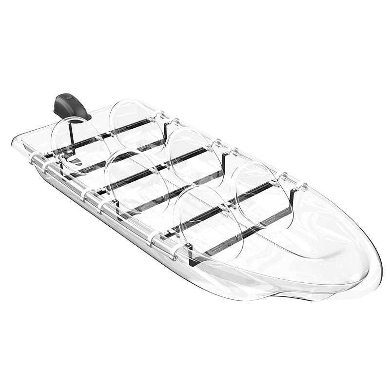 boat 6-person transparent upgraded version with engine, internet famous ...
