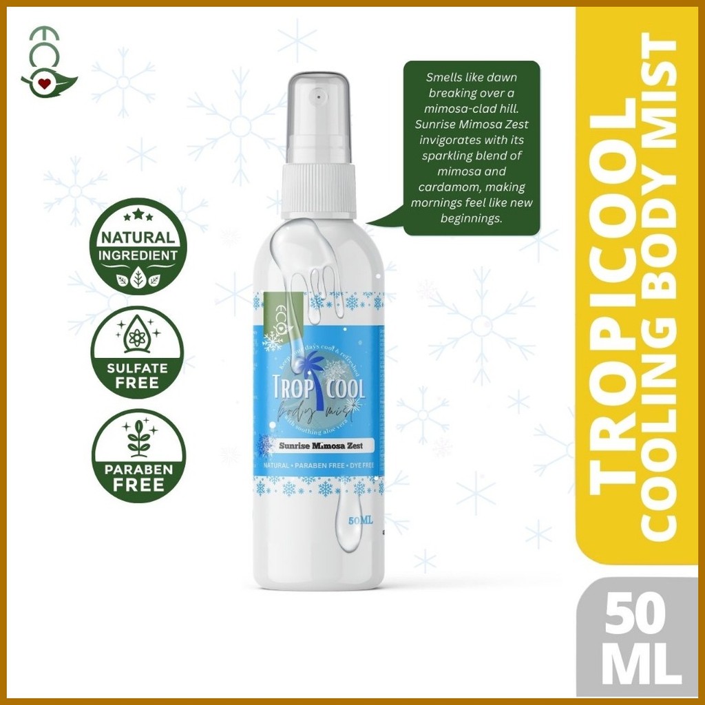 Eco Love SUNRISE MIMOSA Tropicool Body Mist Cooling Mist Aircon in a ...