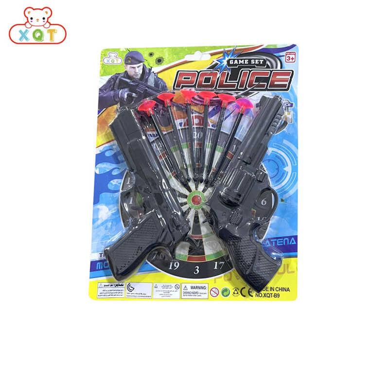 Aa0 169 HEAP TOYS Police Cap Set Toys Gun With Bullet Xqt-B9 | Shopee ...