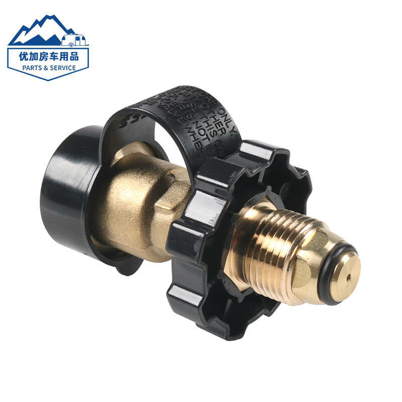 reducing Pressure valve adapter POL to QCC adapter propane gas tank ...