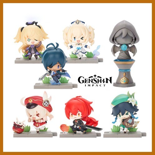 Genshin Impact Action Figure With Box Xiao ZhongLi 7.5cm Cute Role ...