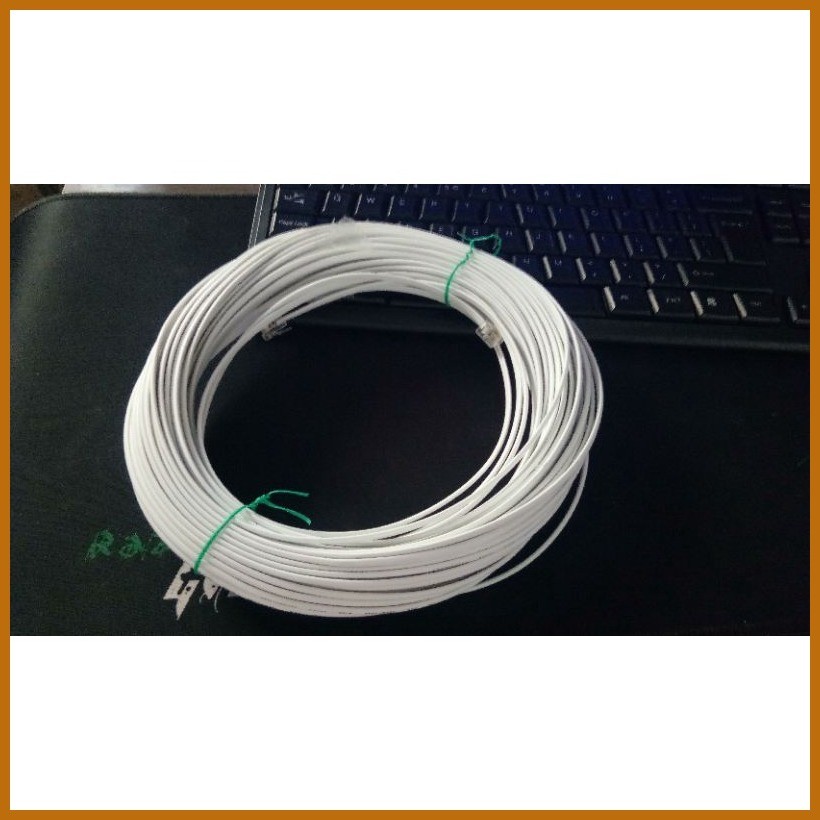 ⚠ ∠ Telephone Cable for PLDT, Globe 5-50meters | Shopee Philippines