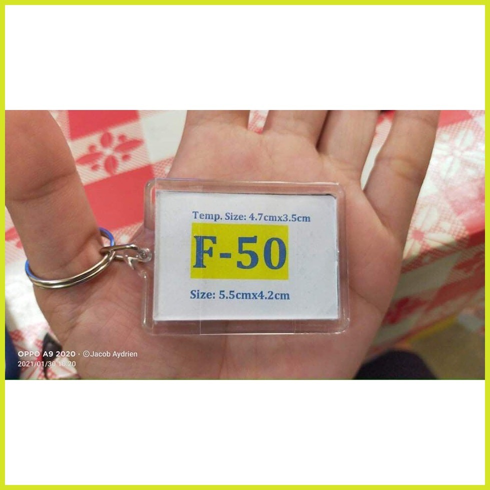 ACRYLIC PHOTO INSERT KEYCHAIN (50PCS) | Shopee Philippines