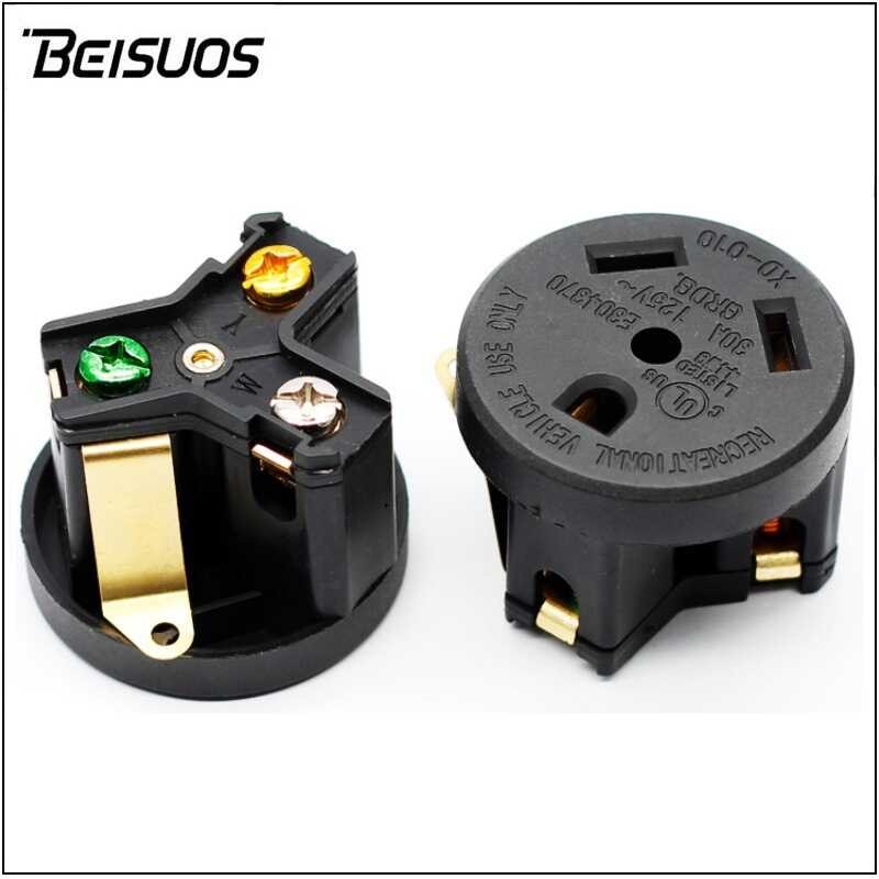 NEMA5-30R American standard three hole socket 30A American standard ...