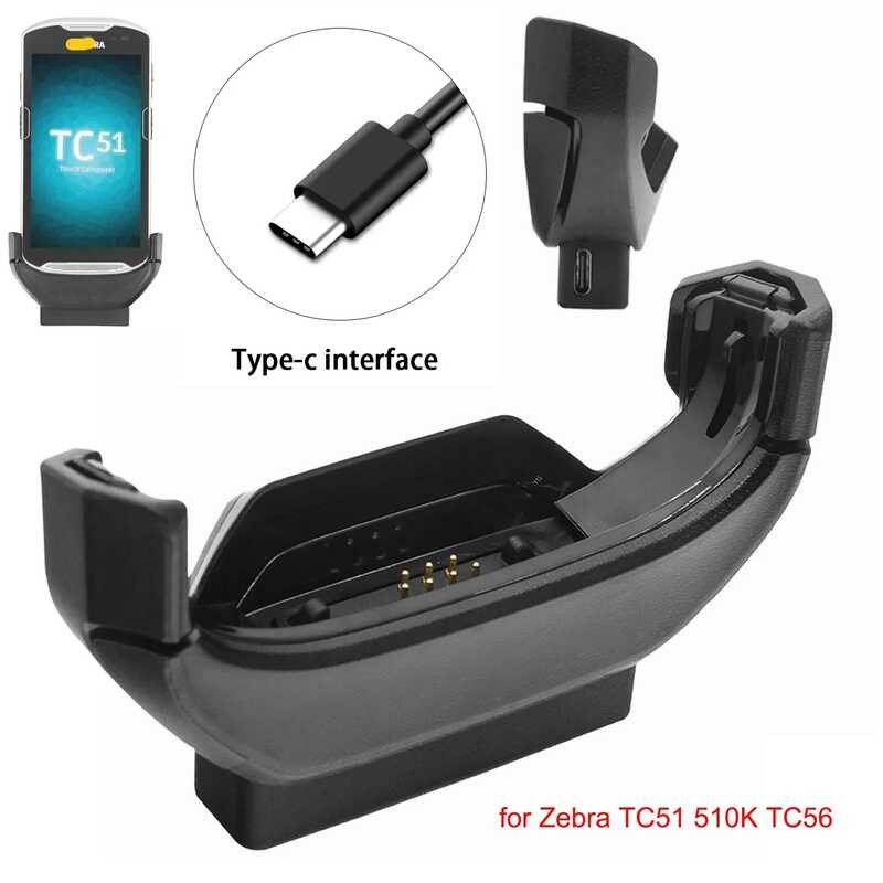 New 1pcs TYPE-C CLIP ON Charger for Zebra TC51 510K TC56 TC52 TC57 ...