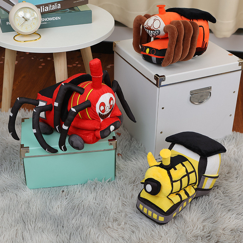 New 3 A7 Choo-Choo Plush Toy Horror Game Figure Doll Soft Spider Stuffed Animal Charles Train ...