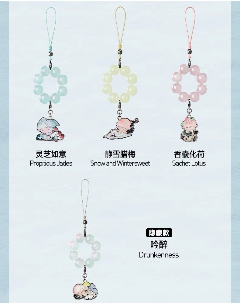 Genuine POPMART DIMOO Stories in the Cup Series Disc bead pendant blind ...