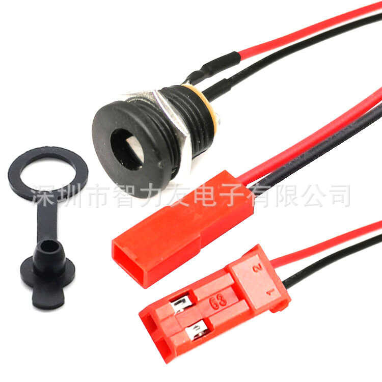 DC022 socket to JST-2P wire DC female socket to male and female head ...