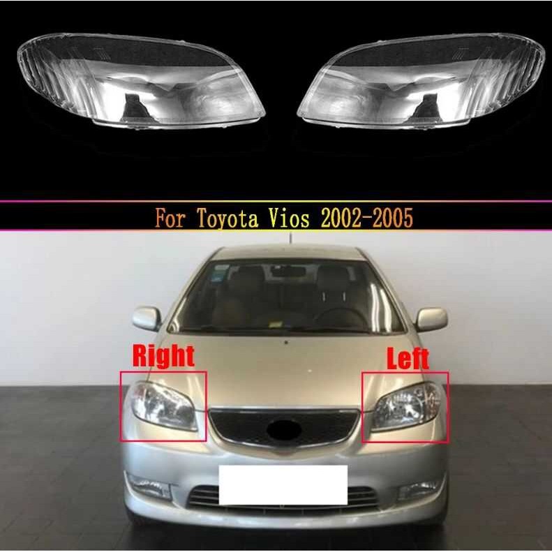 For Headlight Toyota Vios 2002 2003 2004 2005 Car Headlamp Lens ...