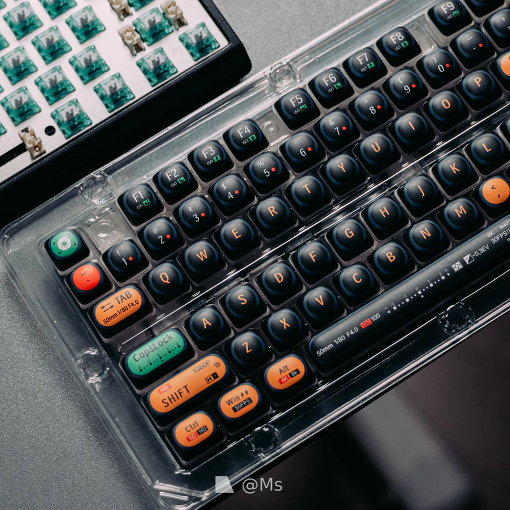 Camera Keycap MOG Profile 125 Keys PBT Wooting EZ63 Mad68 Aula F75 ...