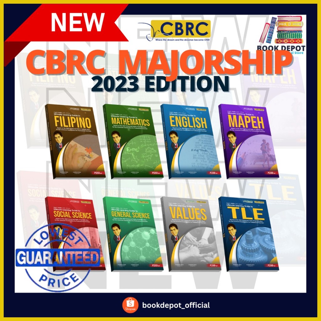 ⊙ [Ready Stock] CBRC New TLE Majorship Books (2023 Edition) LET ...