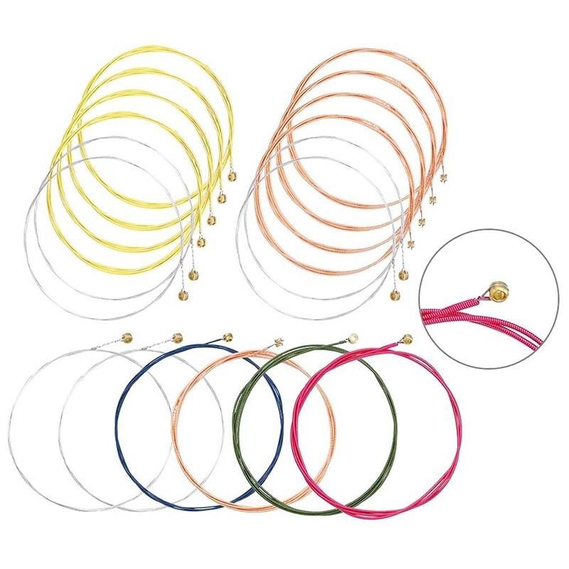 1-6 Guitar String for Acoustic Guitar Strings Steel Wire Acoustic ...