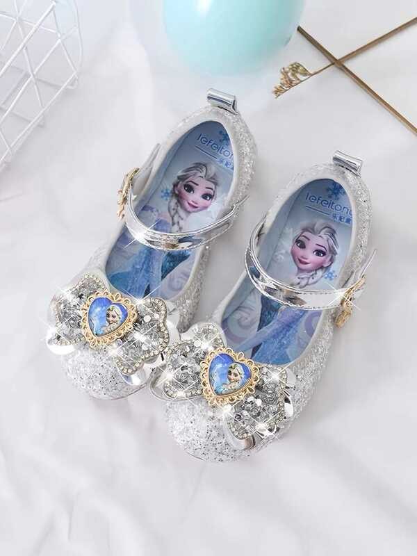Princess Shoes For Girls Spring And Autumn 2025 Frozen Soft Soled ...
