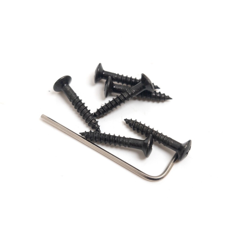 6 String Bass Guitar Bridge Thickened Saddle Bridge Pull String Plate ...