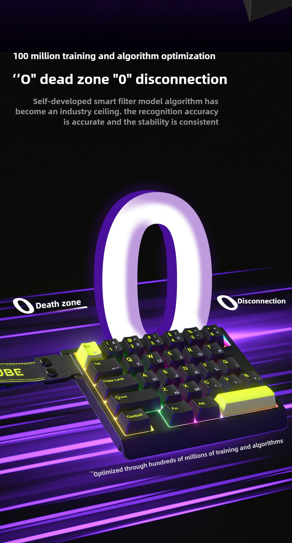 FURYCUBR M30HE 8K Magnetic Switch Rapid Mechanical Keyboard for Esports ...