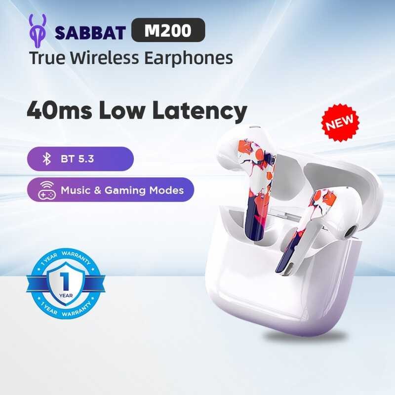 M200 Sabbat TWS Earbuds ANC Noise Reduction Earphone Wireless Bluetooth ...