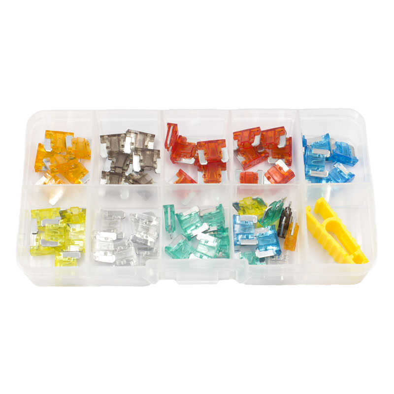 Ee0 Mix Car Truck Boat Fuse Kit 5, 7.5, 10, 15, 20, 25, 30A Low-Profile ...