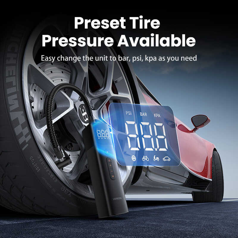 LY UGREEN Pump Portable Air Compressor Para Sa Car Motorcycles Electric ...