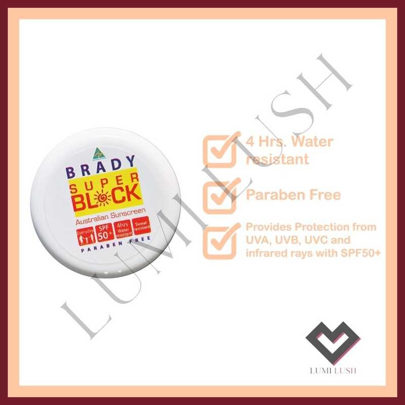 Er Block Brady Australian Sunscreen 20G SPF 50 (Erblock) (block ...