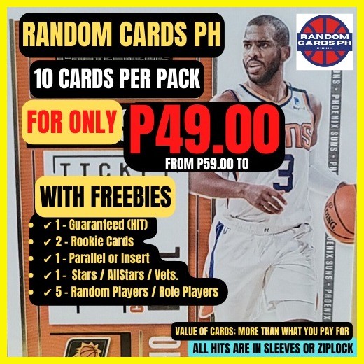 NBA CARDS SULIT REPACKS (STARTER PACK) | Shopee Philippines