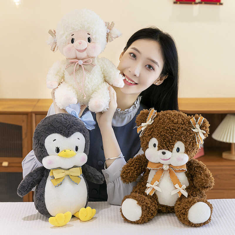 New 2 12 Penguin Plush Toy Cartoon Forest Fairy Tale Series Lamb Doll ...