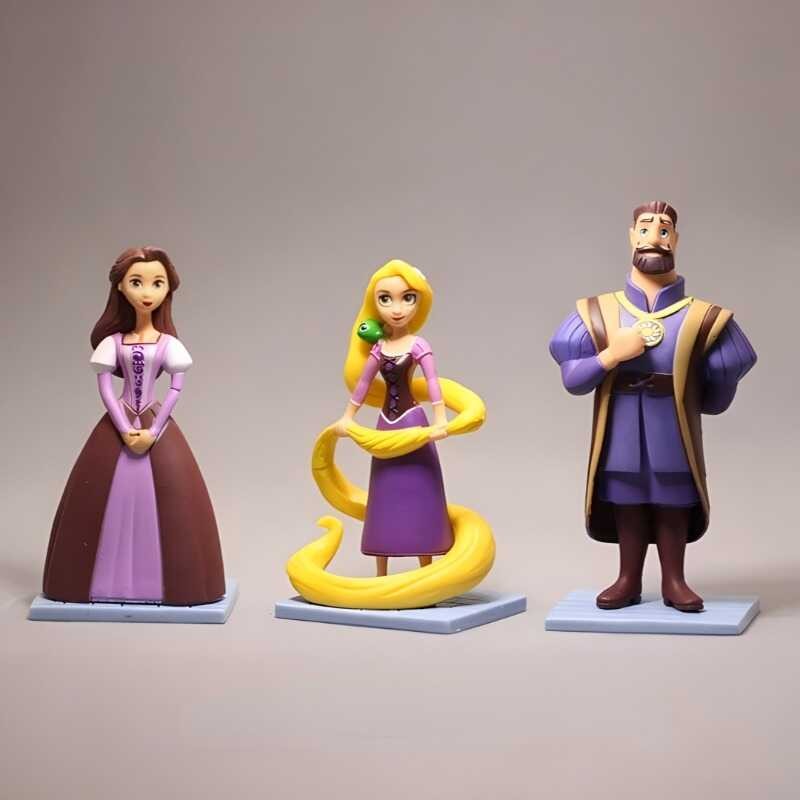 Princess Cartoon Ng Rapunzel 5Pcs/Set 9-11Cm Doll Action Figure Anime ...