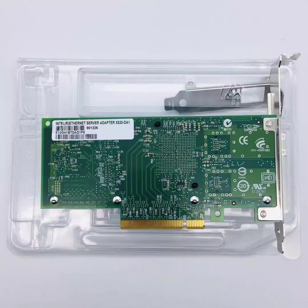 New Intel X520-DA2 X520-DA1 SR1 SR2 82599ES 10 Gigabit Dual Port Single ...