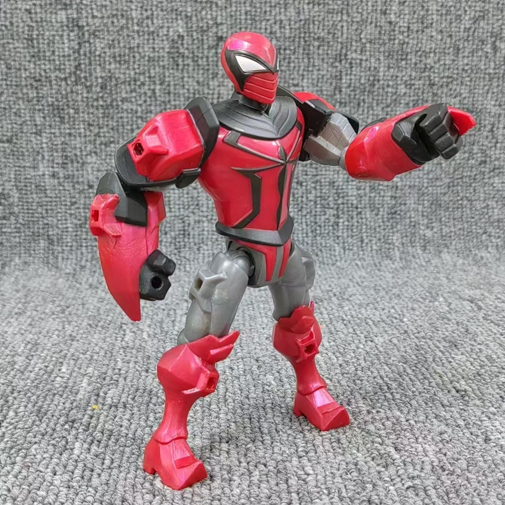 1D Authentic Bulk Cargo Hasbro Marvel Versatile Hero Spider Man Knight ...