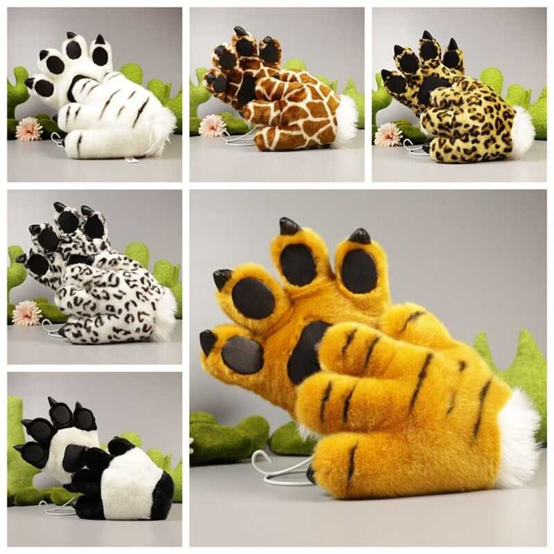 Ad Ang Malikhaing Stuffed Claw Leopard Giraffe Dinosaur Tiger Animal ...