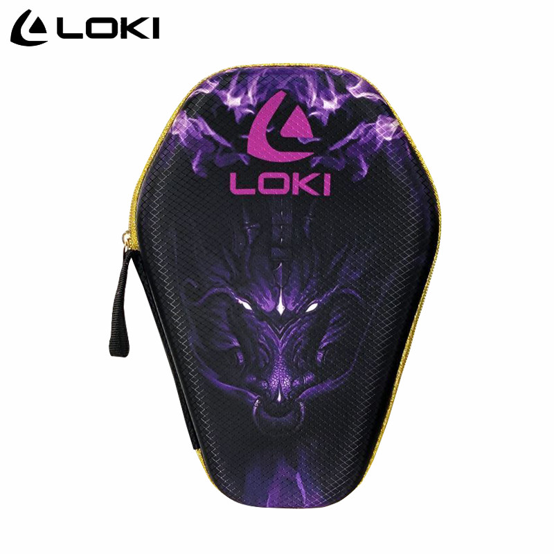 Original LOKI Table Tennis Racket Case Portable Ping Pong Bat Bag EVA ...
