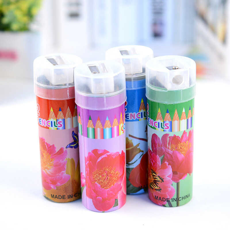 Two-Color Cartoon Tube Sets The Pencil Drawing For Elementary School ...