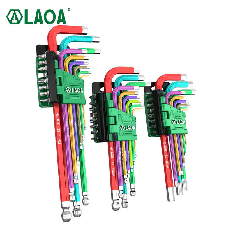 Hanging LAOA Screwdriver With an Extended Colored Hexagonal Wrench ...