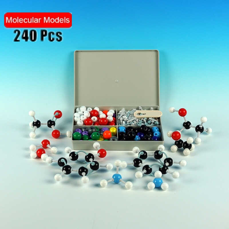 240 Pcs Model Kit Inorganic And Organic Chemistry Scientific Molecular ...