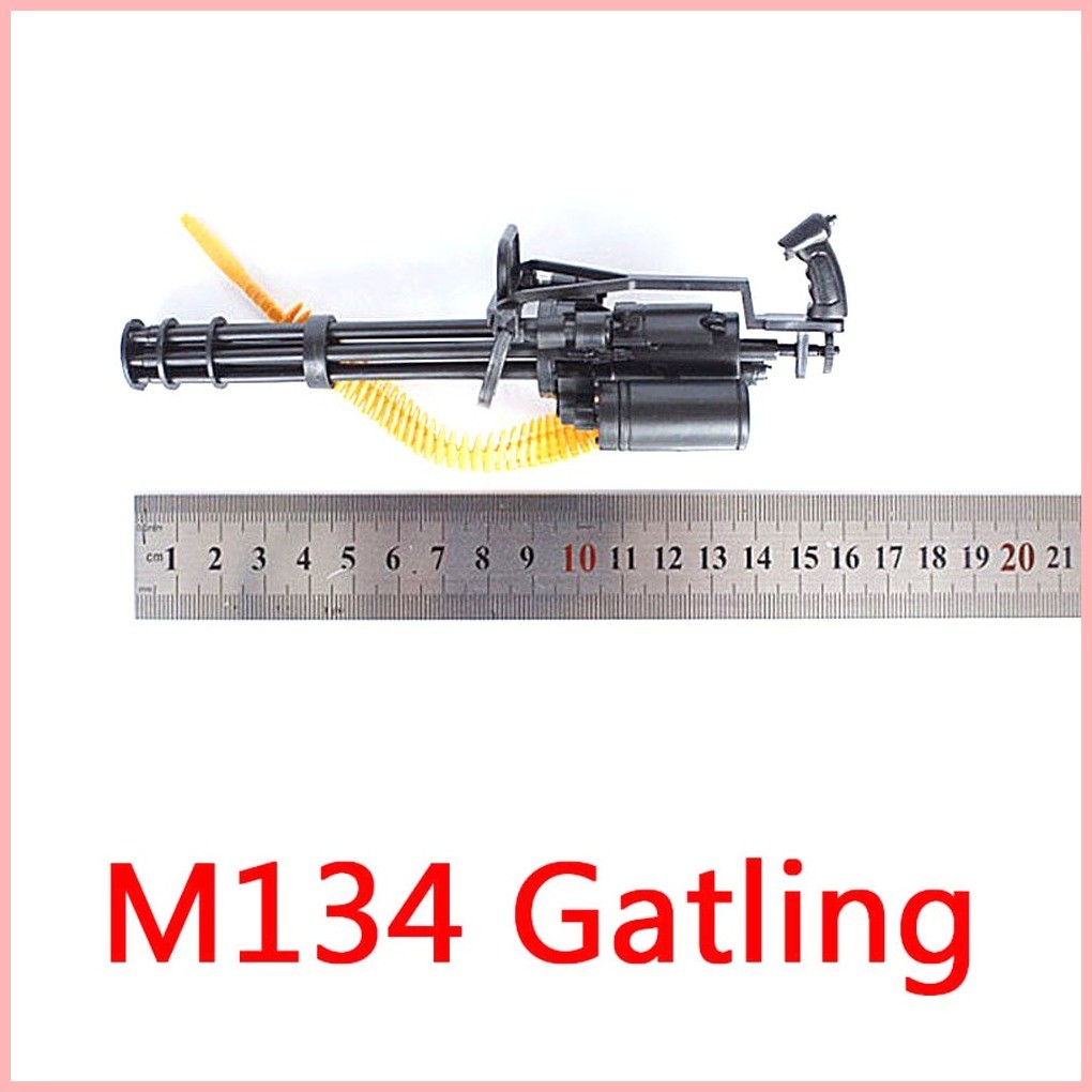 1/6 Scale M134 Minigun Gatling Machine Gun Assemble Model Army ...