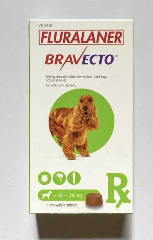 Chewable Bravecto Tablet Fluralaner I Anti Tick And Flea For Dogs With ...