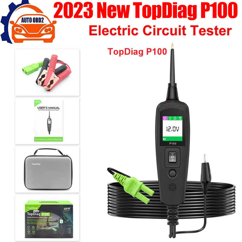 Pro Topdiag JDIAG P100 Scanner 12V 24V Truck Power Scan Electric ...
