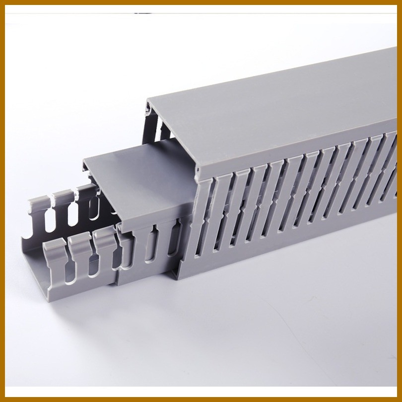 PVC Cable Tray Duct Slotted PVC cable trunking Wire Duct Cable ...