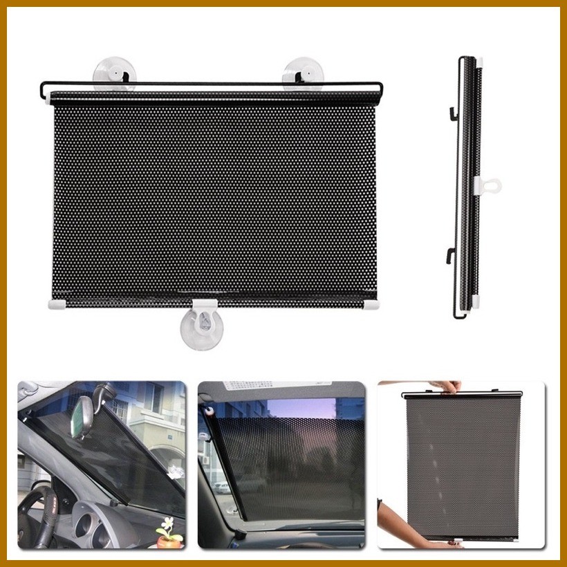 FLY Car Retractable Shade Roll-up Car Window Sunshade | Shopee Philippines