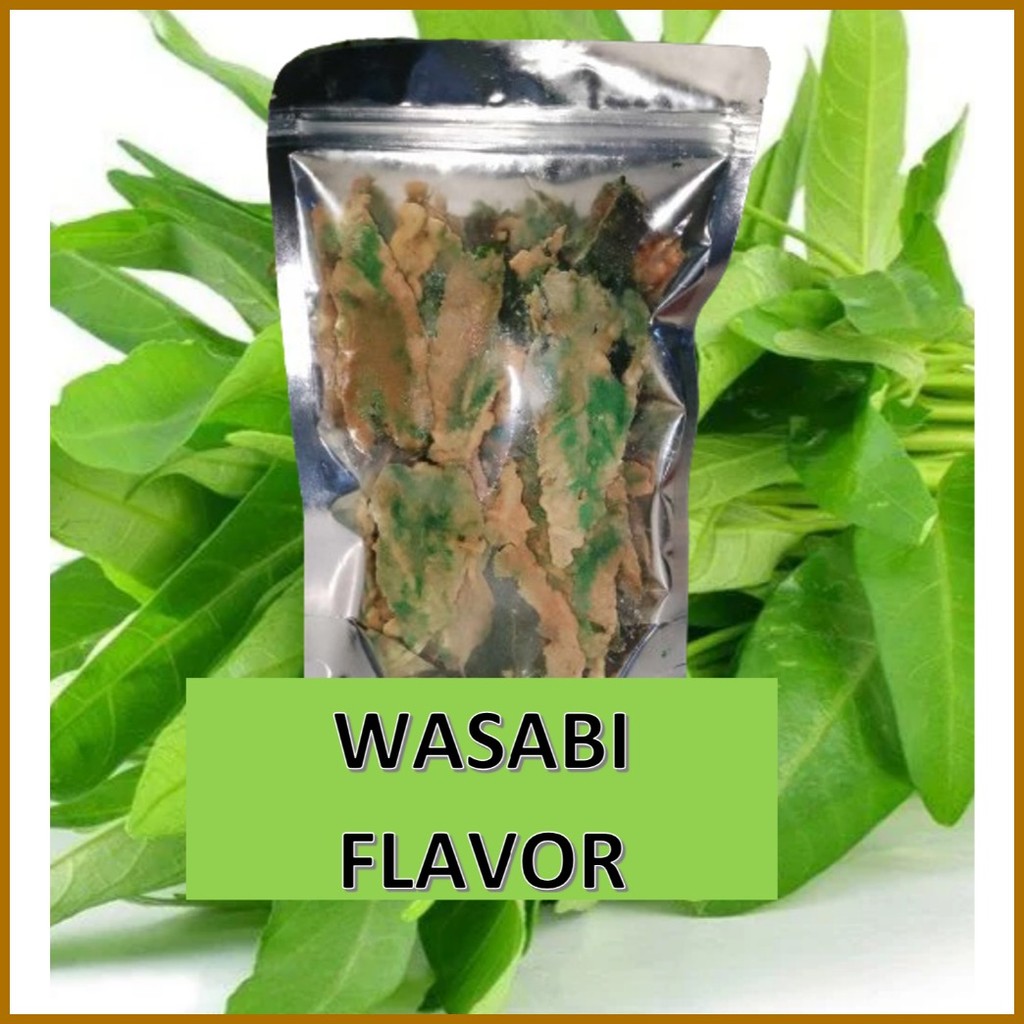 MD`S KANGKONG CHIPS (SULIT SA SARAP) WASABI,SOUR CREAM AND ONION,CHILI ...