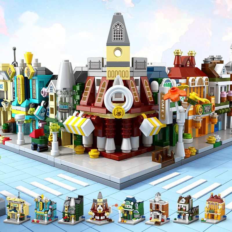 Shop Mini City Street View Buildings Architecture Series Building ...