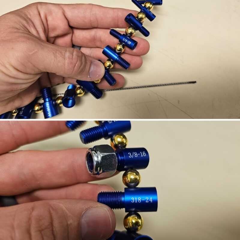 Male/Female Identifier And Checker Gauge Nut Screw Checking Tool Thread ...